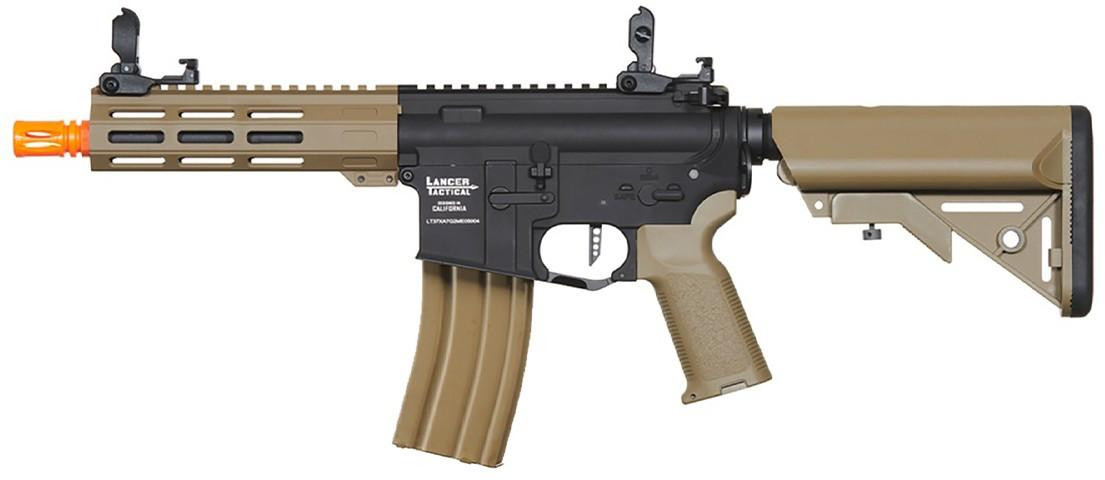 Lancer Tactical Mayhem 7" M-LOK Proline Series M4 Airsoft Rifle, Two ...