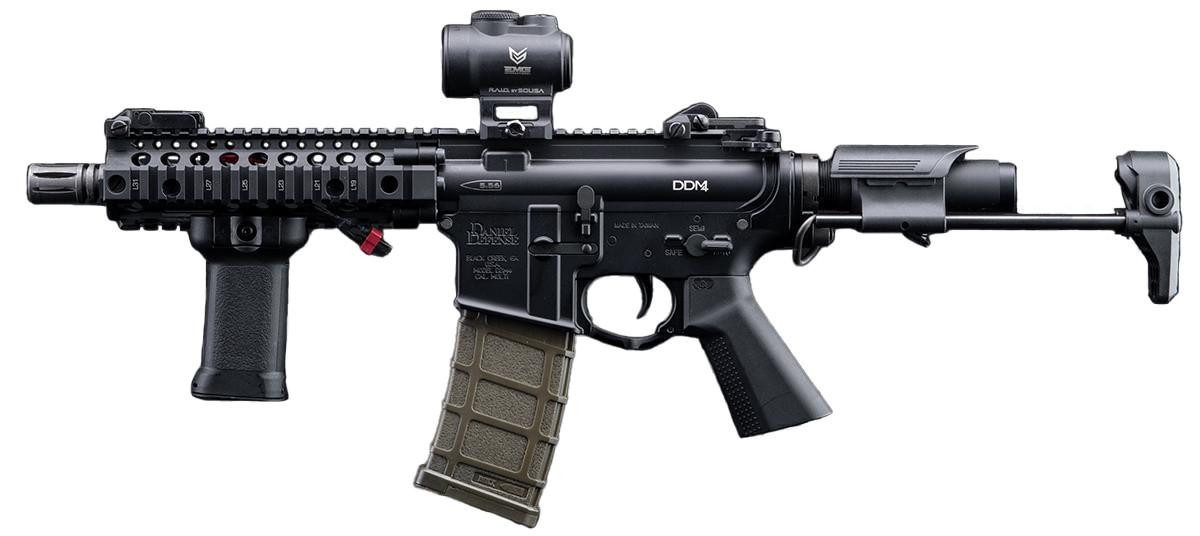 EMG Daniel Defense Licensed DDM4 Dagger RISII-7 B.R.S.S. Airsoft AEG ...