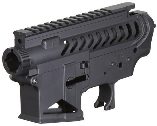 Lancer Tactical M4 AEG Full Metal Upper and Lower Receiver, Black ...
