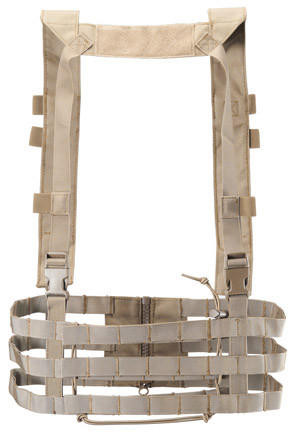 Lancer Tactical Low Profile Chest Rig, Tan | Airsoft Station
