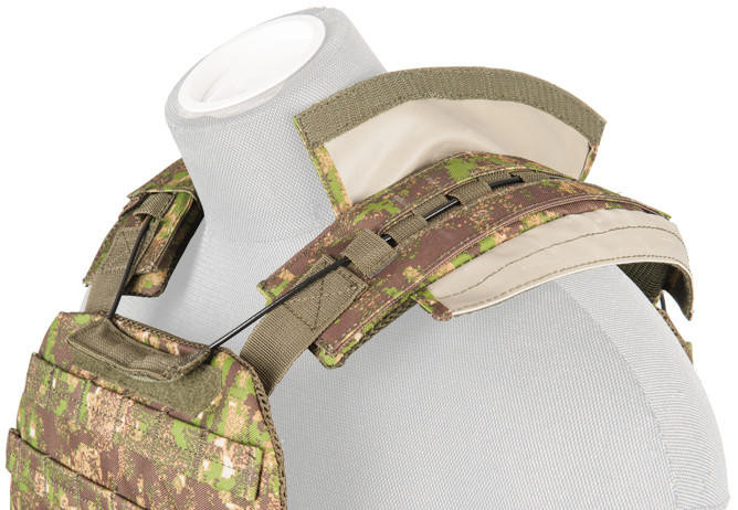 Lancer Tactical 600D Polyester Tactical Vest, PC Green | Airsoft Station