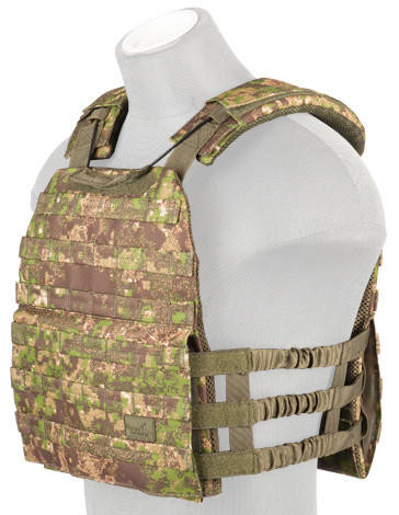 Lancer Tactical 600D Polyester Tactical Vest, PC Green | Airsoft Station