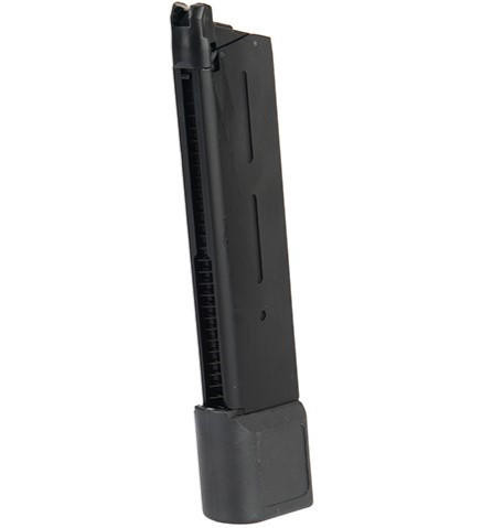 Army Armament 30rd 1911 Extended Airsoft GBB Magazine w/ Extended Base ...
