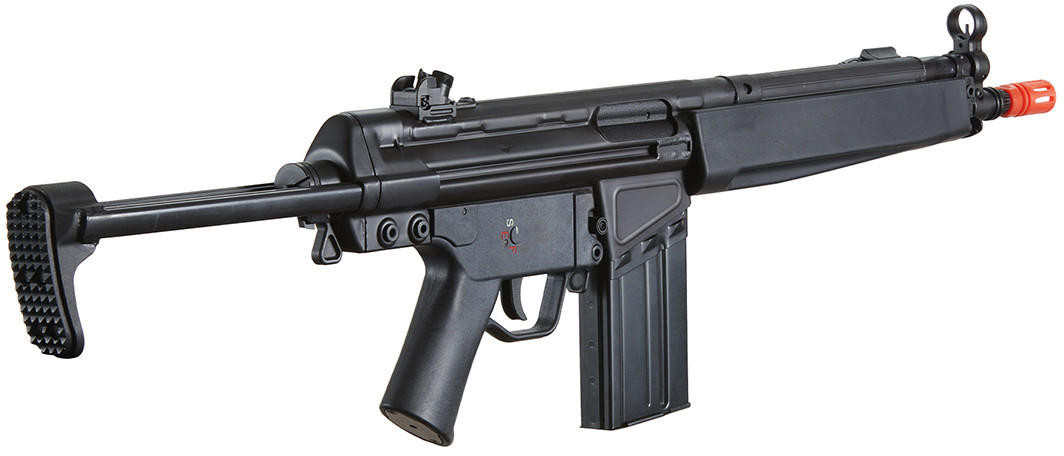 LCT Airsoft LC-3K EBB AEG Airsoft Rifle w/ Retractable Stock, Black ...