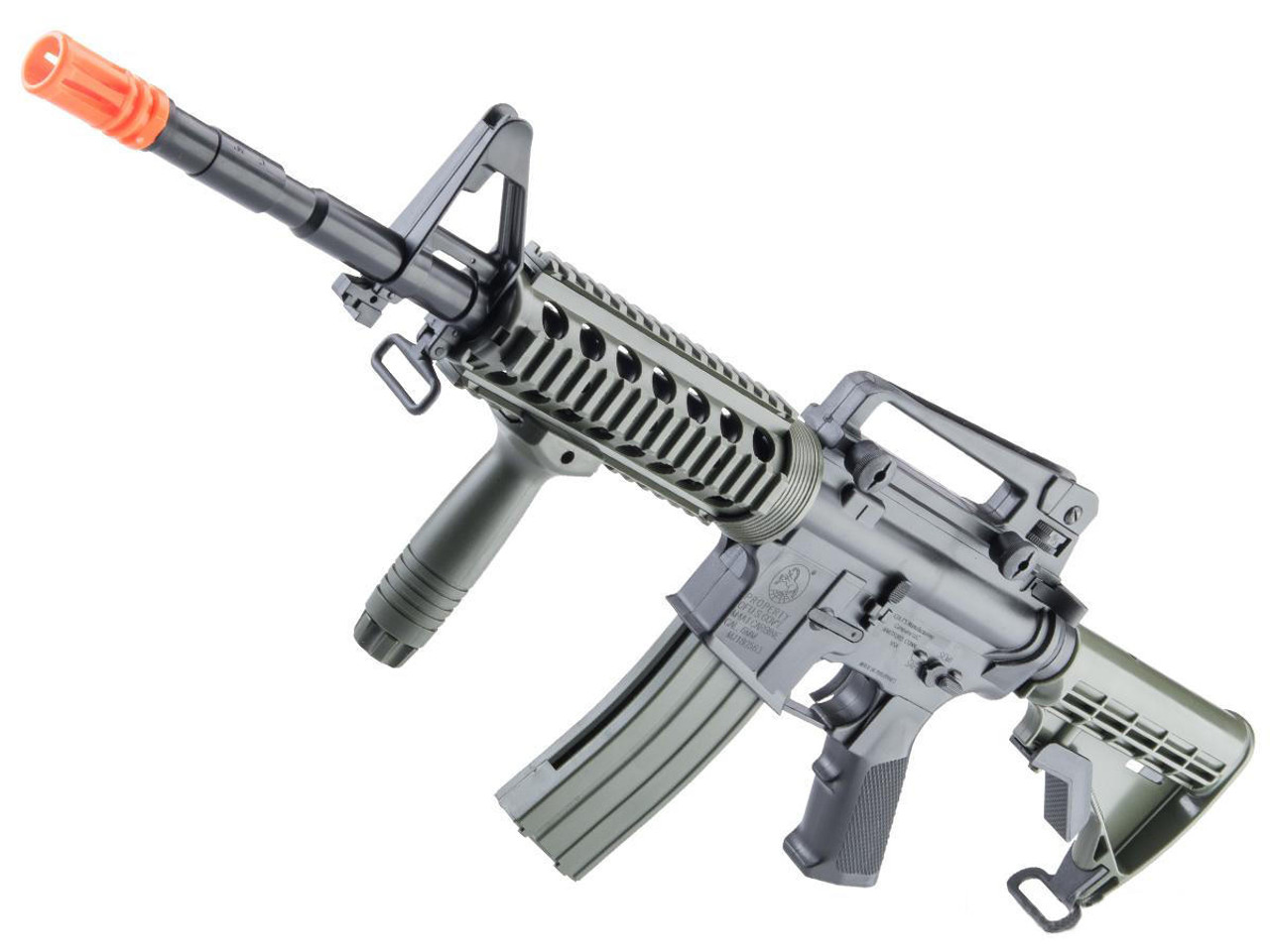 Cybergun Colt Licensed Tactical Spring Powered M4 Airsoft Rifle, Ranger ...
