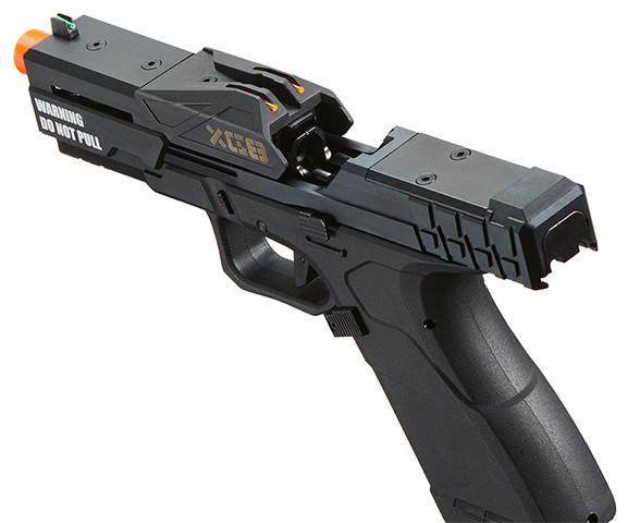 Poseidon CSI XG8 Gas Blow Back Aluminum Airsoft Pistol, Metal/Black ...