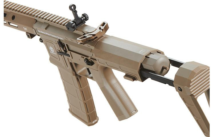 Poseidon Punisher 9" PDW AEGR Airsoft Rifle w/ Medusa Mosfet, Tan ...