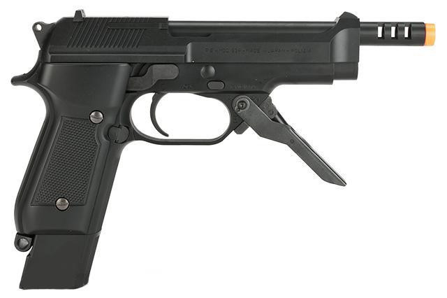 Tokyo Marui Full Size M93R Airsoft AEP Pistol, Black | Airsoft Station