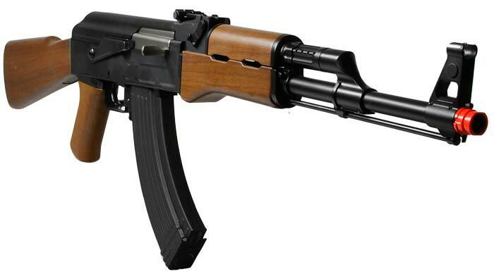 G&G Combat Machine Gun RK47, Imitation Wood AK-47, Airsoft Rifle