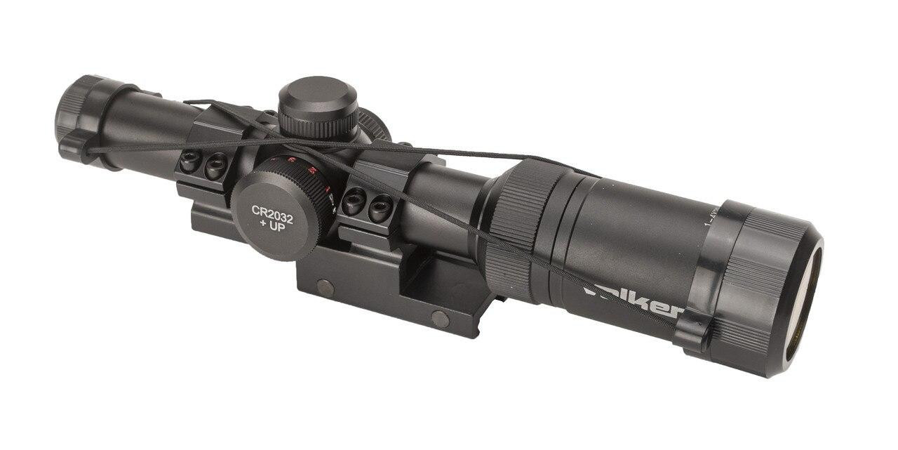 Valken Tactical 1-4x20 Variable Zoom Mil-Dot Illuminated Scope