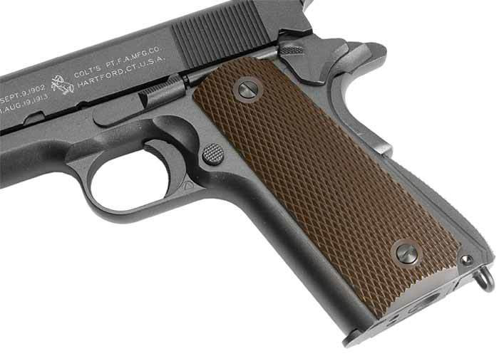 High Velocity Full Metal Colt 1911 CO2 Blowback Airsoft Pistol by KWC ...