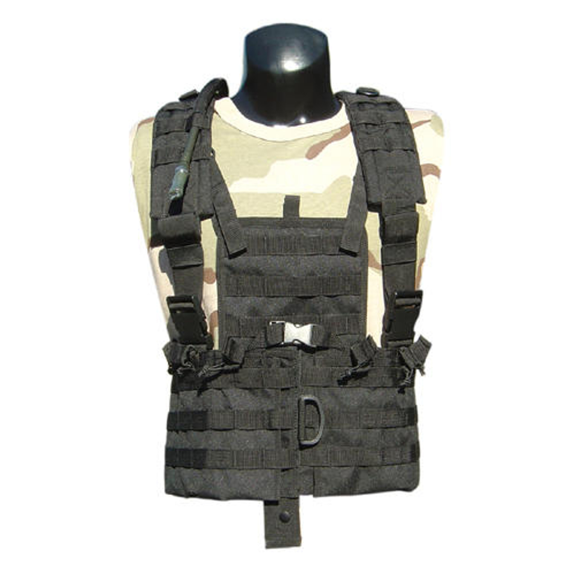 Condor Molle Modular Chest Rig Hydration Carrier Black