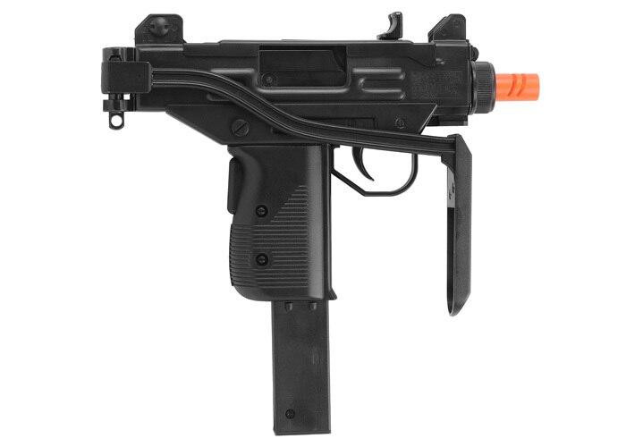 Mini Uzi Spring Airsoft Gun, Black