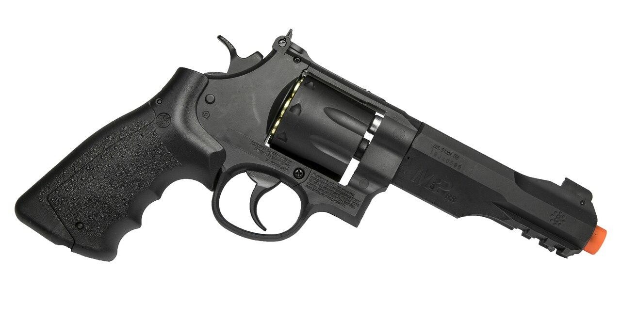 KWC Smith & Wesson M&P R8 Co2 Airsoft Revolver, Black