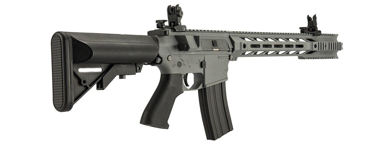 Lancer Tactical Interceptor SPR AEG Airsoft Rifle, Gray | Airsoft Station