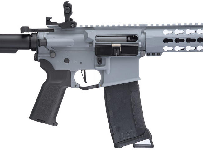Lancer Tactical Interceptor SPR M4 AEG Airsoft Rifle, Gen 3, Gray ...