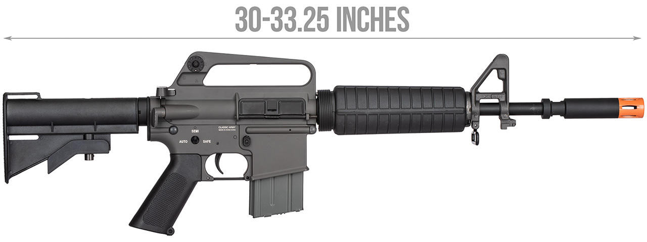 Classic Army XM177 E2 Carbine Airsoft AEG Rifle, Black | Airsoft Station