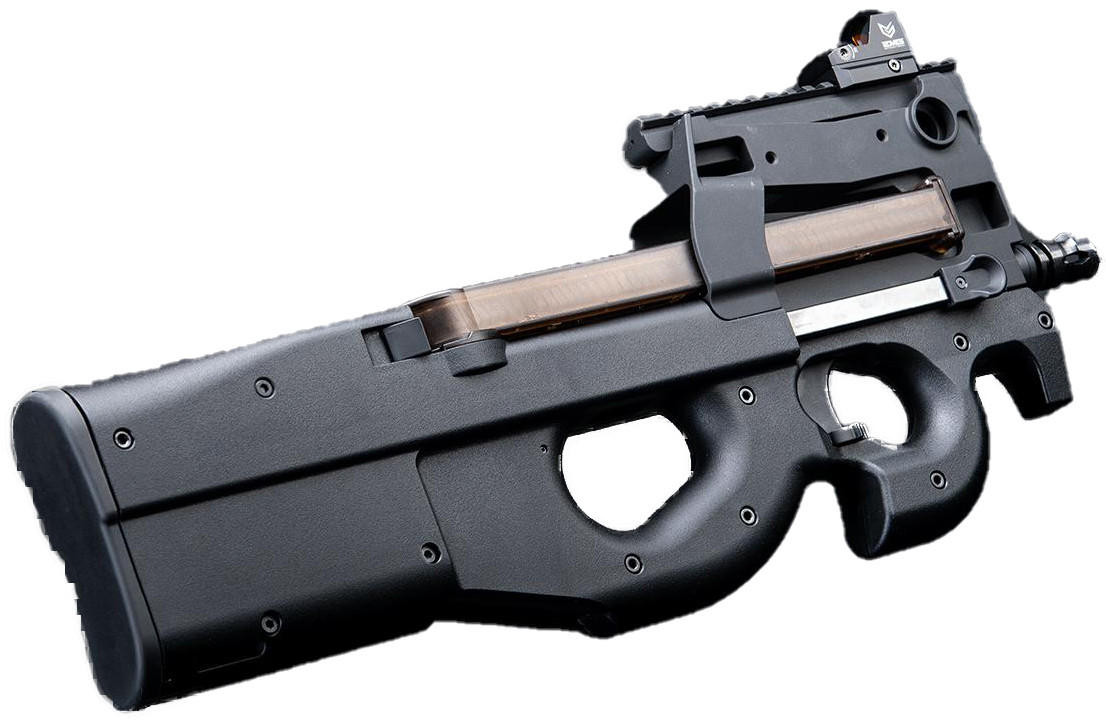 EMG / KRYTAC FN Herstal P90 Airsoft AEG Training Rifle, Black | Airsoft ...