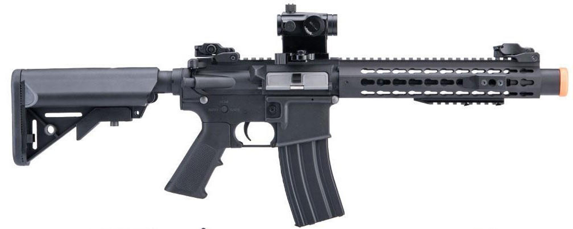 Cybergun Licensed Colt Sportsline Keymod 10" M4 AEG Airsoft Rifle w/ G3 Micro-Switch Gearbox ...