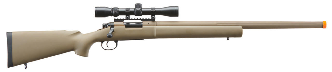 Lancer Tactical High FPS M24 Bolt Action Spring Powered Airsoft Sniper ...