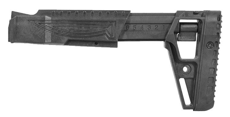 LCT Airsoft LCK-19 Telescoping Fixed Stock, Black | Airsoft Station