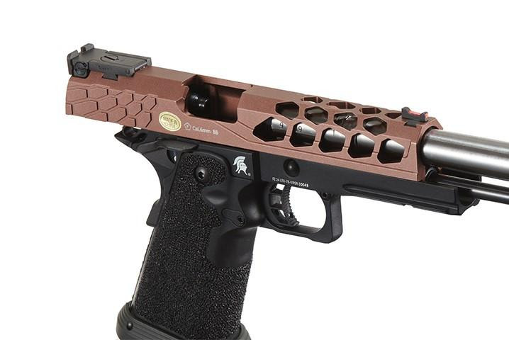 Lancer Tactical Stryk Hi-Capa 5.1 Gas Blowback Airsoft Pistol, Viper ...