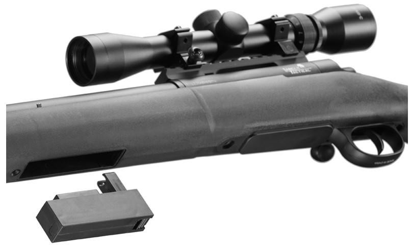 Lancer Tactical M24 Bolt Action Airsoft Sniper Rifle w/ Scope, Black ...