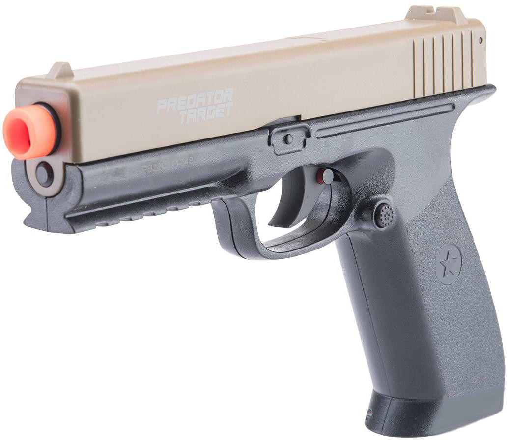 Matrix Predator Target CO2 Powered Non-Blowback Airsoft Pistol, Black ...