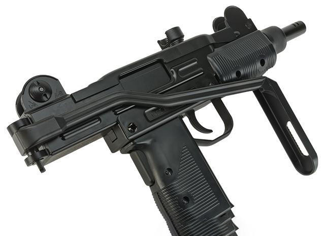 KWC Full Metal CO2 Powered Full Auto 4.5mm Mini Uzi Air Gun, Black ...