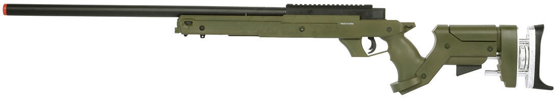 Wellfire SR22 Full Metal Bolt Action Type 22 Airsoft Sniper Rifle, OD ...