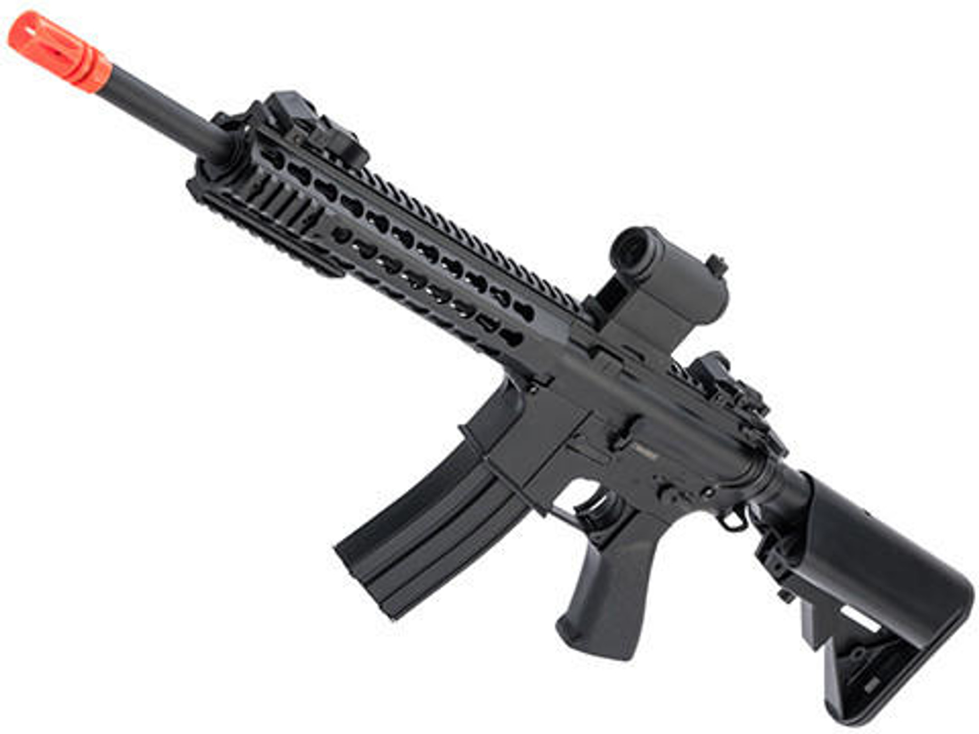 CYMA Sport M4 Carbine w/ 10" Keymod Handguard Airsoft Rifle, Black ...