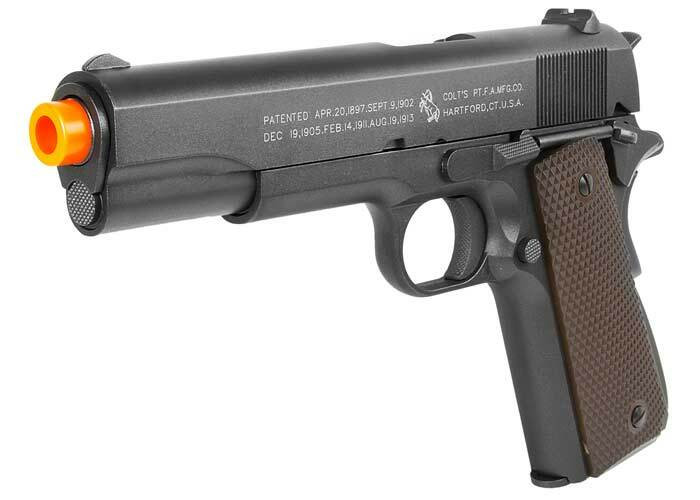 KWC Colt 1911 Full Metal Co2 Blowback Airsoft Pistol, Black