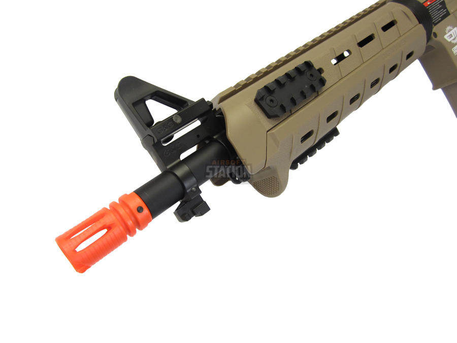 G&G CM16 MOD 0 AEG Combat Machine Airsoft Rifle, Tan