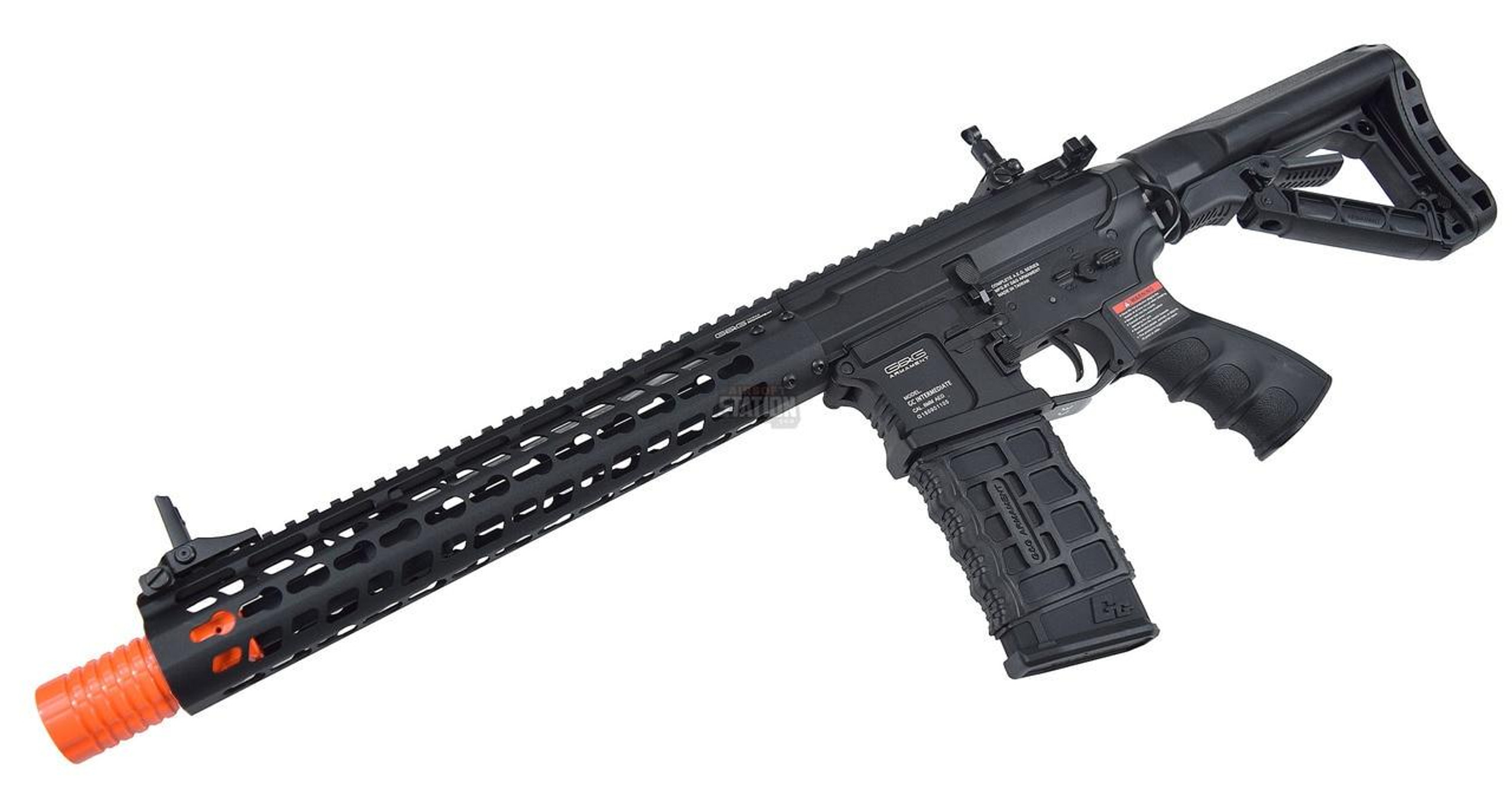 G&G GC16 Wild Hog 12" Keymod Rail Airsoft Rifle (EGC-WLD-012-BNB-NCM)