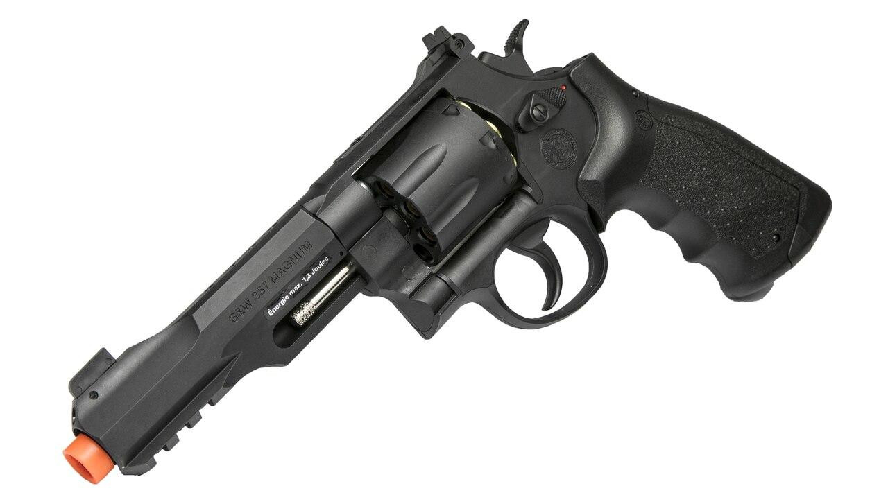 KWC Smith & Wesson M&P R8 Co2 Airsoft Revolver, Black