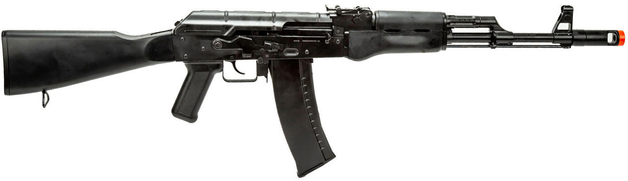 WellFire CO2 Powered AK74 Gas Blowback Airsoft Rifle w/ Fixed Stock ...
