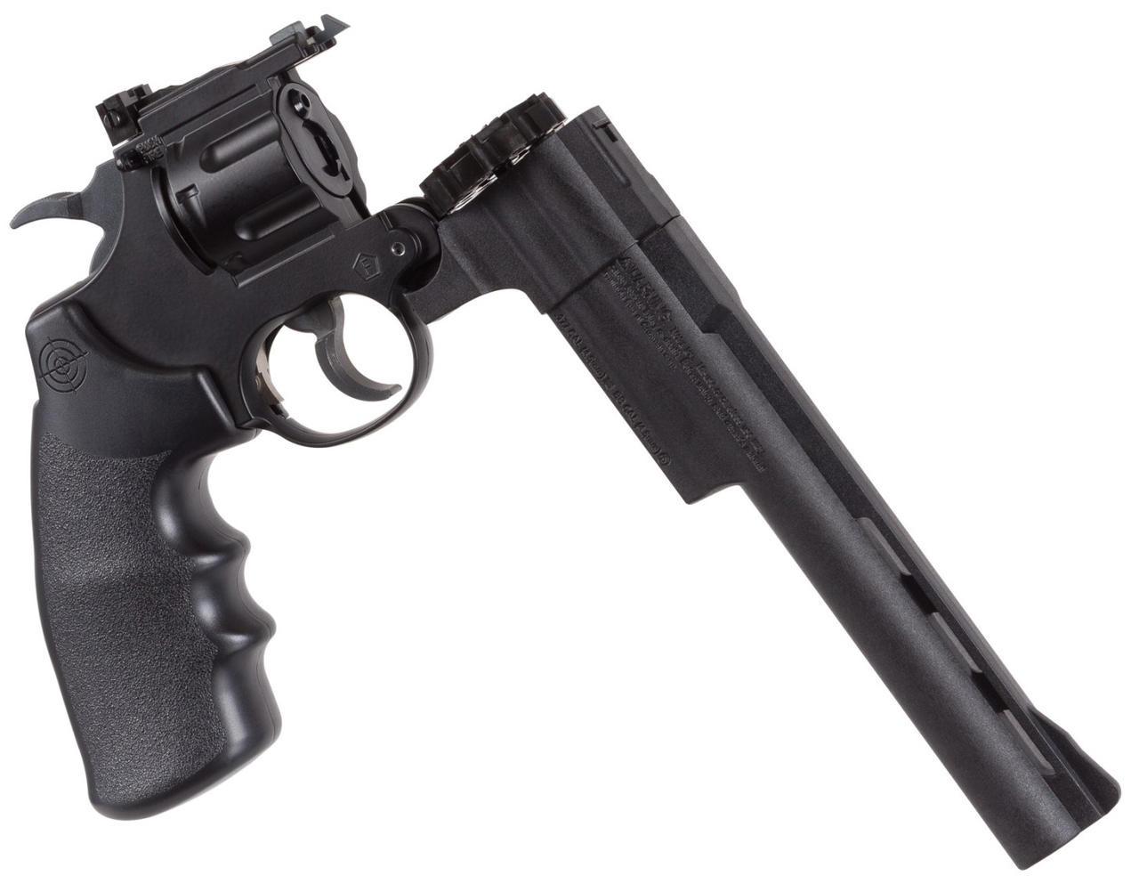 Crosman Triple Threat CO2 Revolver Kit 0.177 Cal Airgun, Black ...