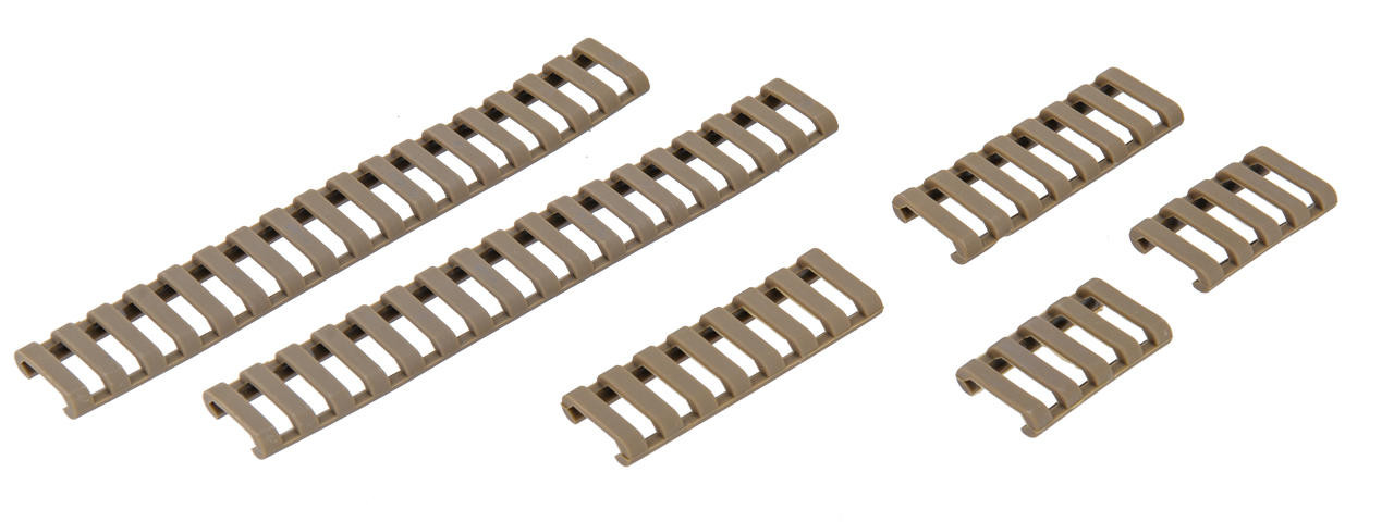 Ladder Rail Panel 6 Set, Dark Earth | Airsoft Station