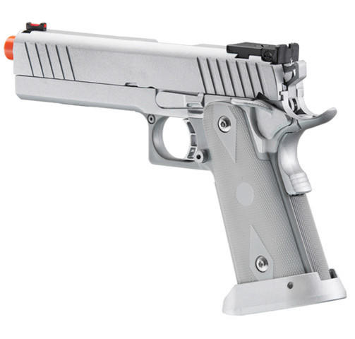 Army Armament R609 1911 Gas Blowback Airsoft Pistol, Silver | Airsoft ...