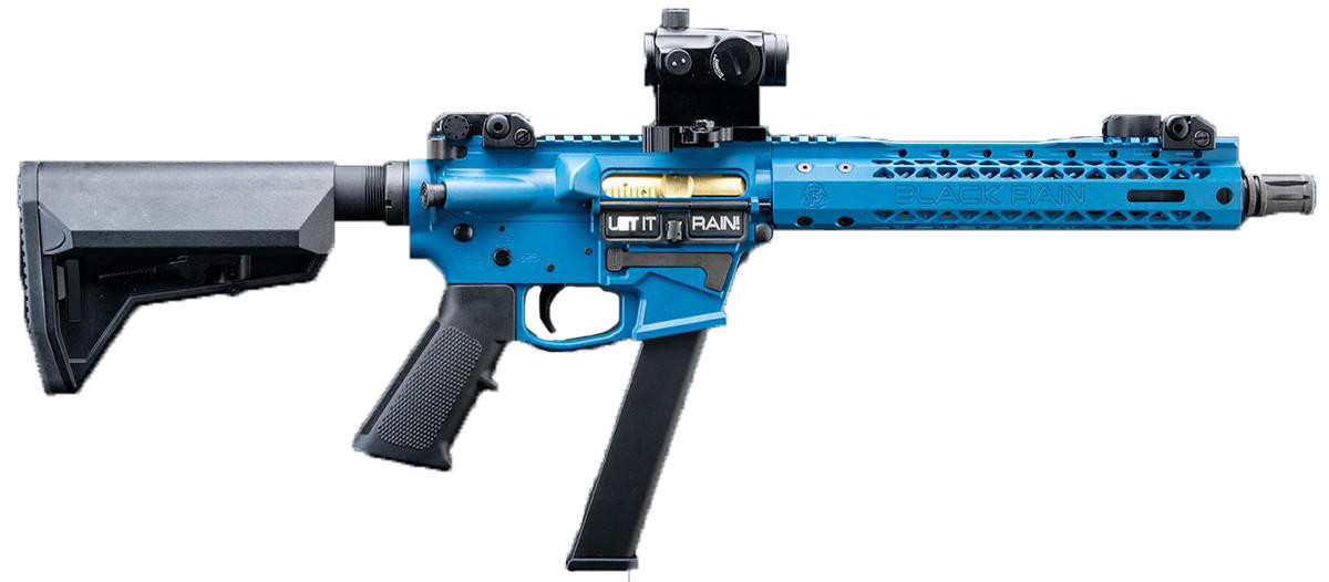 EMG Black Rain Ordnance BRO 9mm Style Carbine Gas Blowback Airsoft ...