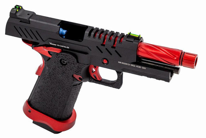 Vorsk 3.8 Hi Capa Pro GBB Airsoft Pistol, Red Match | Airsoft Station