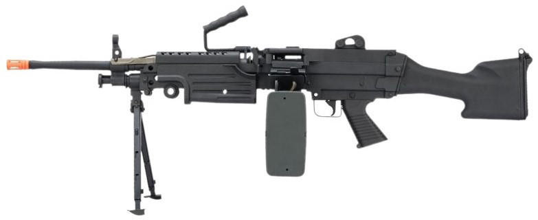 A&K Cybergun FN Licensed "Middleweight" M249 MK II SAW Airsoft Machine ...