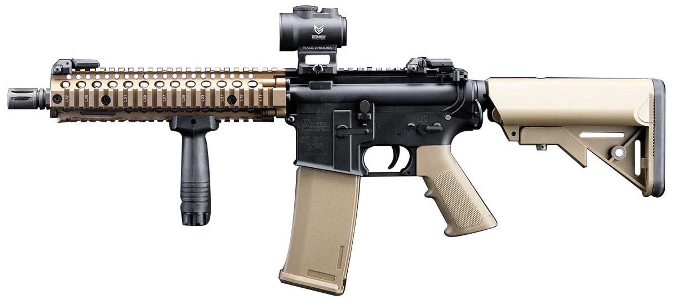 EMG Helios Daniel Defense Licensed EDGE Series MK18 Airsoft AEG Rifle ...