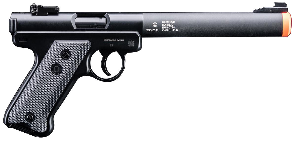 SOCOM Gear Gemtech High Power 400 FPS Oasis Airsoft Gas Pistol, Black ...