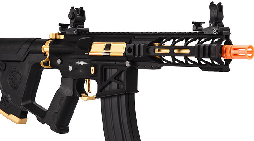 Lancer Tactical Proline Enforcer Battle Hawk 7" Skeleton M4 Airsoft ...