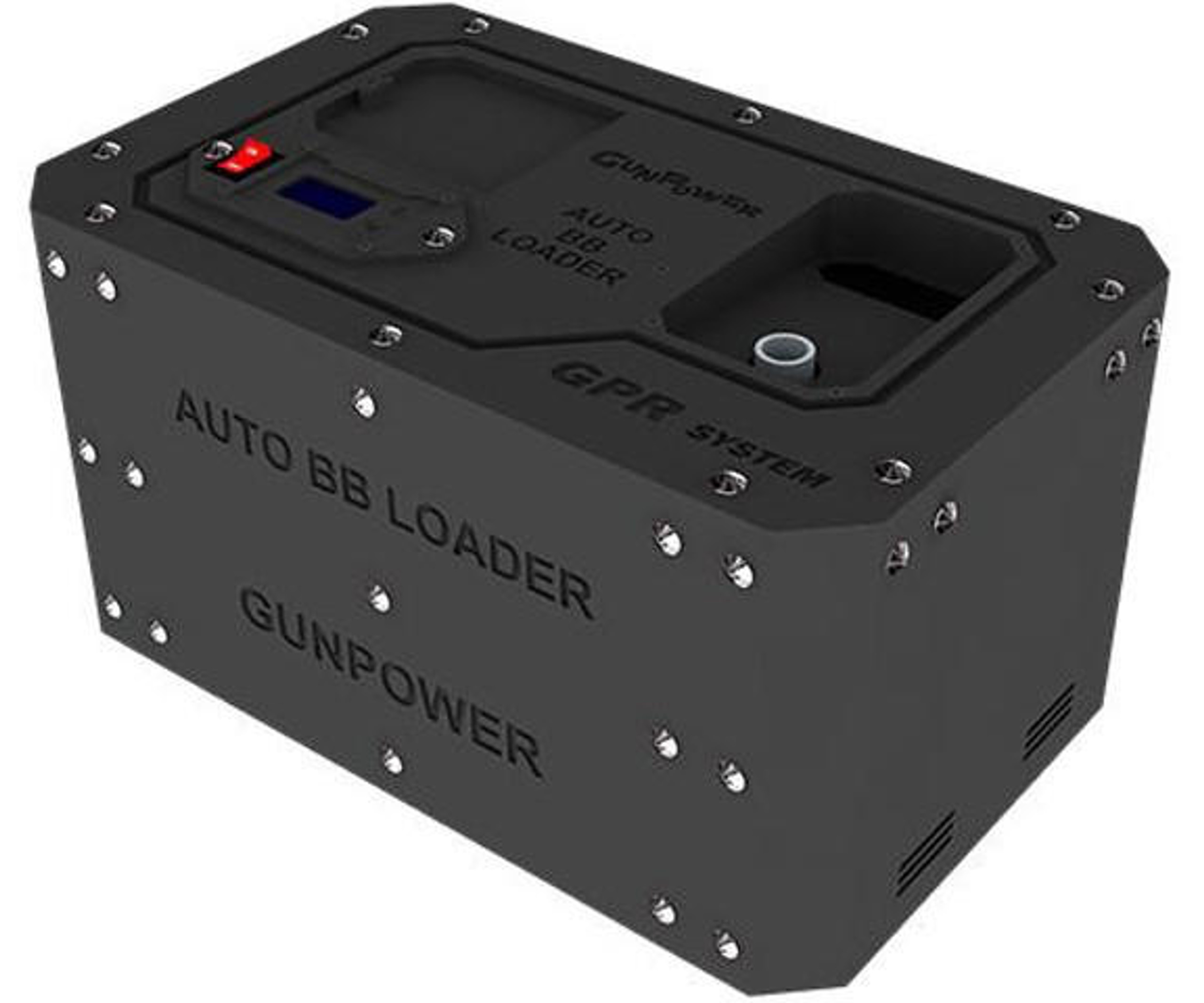 GunPower High Speed Electric Automated Airsoft BB Speed Loader, Black ...