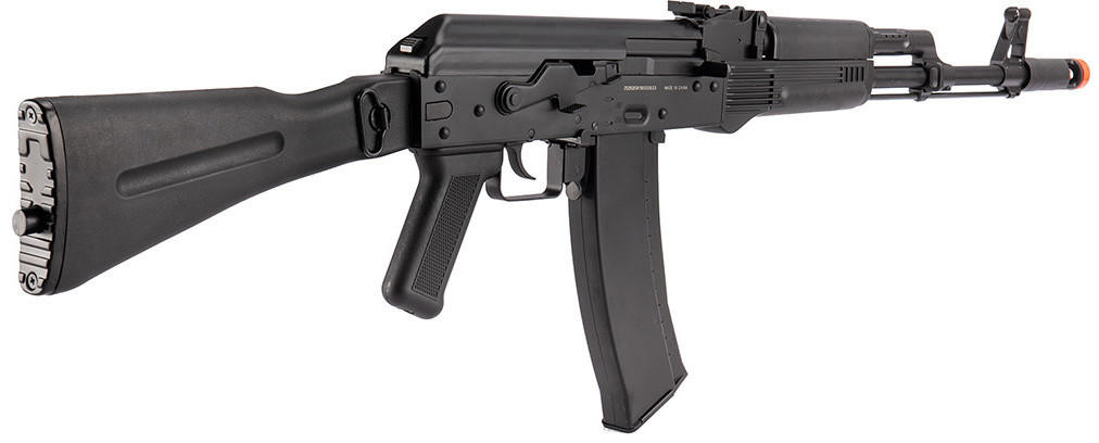 WellFire AK74 Gas Blowback GBB Airsoft Rifle, Black | Airsoft Station