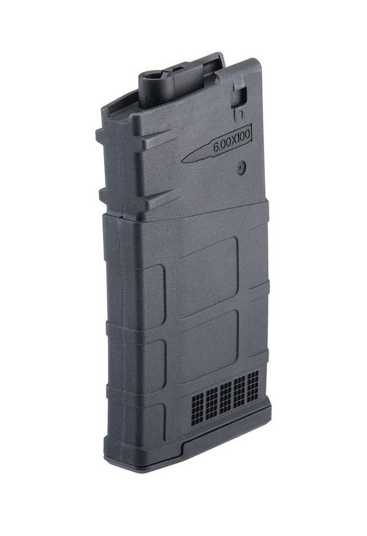 Ares SR-25 / AR308 130rd Polymer Mid-Cap Magazine, Black | Airsoft Station