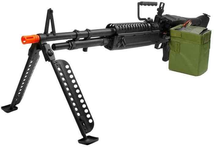 A&K Full Metal M60 AEG, Airsoft Machine Gun, Airsoft Rifle