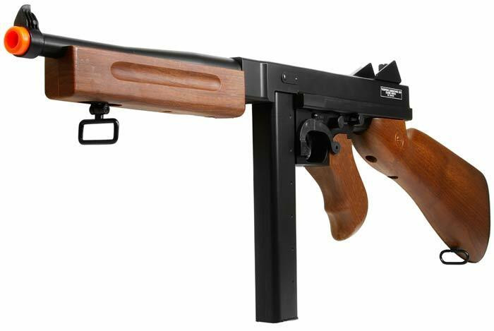 Thompson M1A1 AEG, Stick Mag by Cybergun, Airsoft Gun